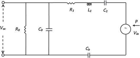 Lumped Parameter Equivalent Circuit Of A Flexural Disc Hydrophone Download Scientific Diagram