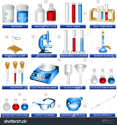 Vector Laboratory Tool Icons Shutterstock