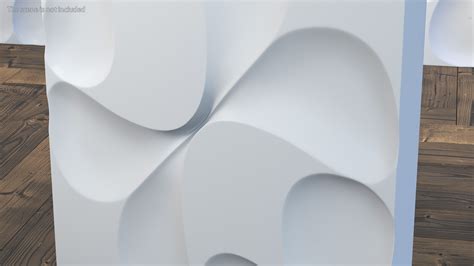 3d Wall Panel Drops Ceramic 3d Model Turbosquid 1907957