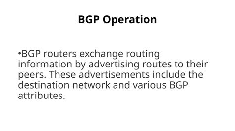 Bgp Protocol 2024 Boarder Gateway Protocol Pptx