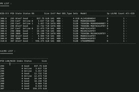 ‎perc H965i Adaptor Not Supporting Vendor Specific Commands And Generic Commands For Raid