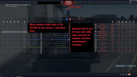 I Guess The Bot Infection Has Spread To Arcade Ground Battles Rwarthunder