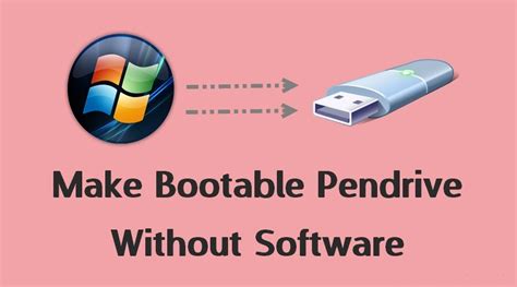 Follow The Steps To Make Bootable Pendrive Without Any Software Welcome To Tutor Chintu