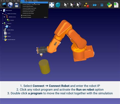 Robodk Tips And Tricks To Move The Real Robot Together With Your Robodk Simulation Follow