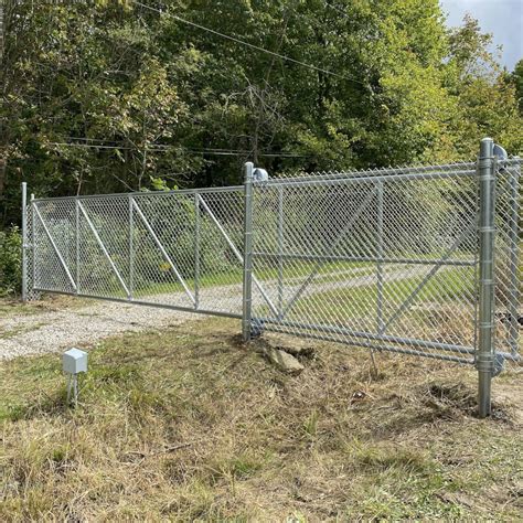 Hoover Fence Chain Link Fence Steel Cantilever Slide Gate Kits Hoover