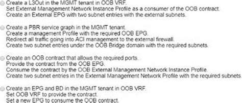 Which Configuration Set Accomplishes This Goal Exam4training