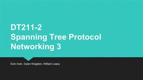 Spanning Tree Protocol Cheat Sheet