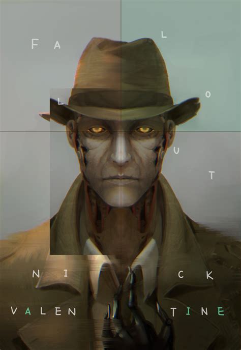Nick Valentine Ник Валентайн Fallout Art Fallout 4 Fallout Фоллаут фэндомы