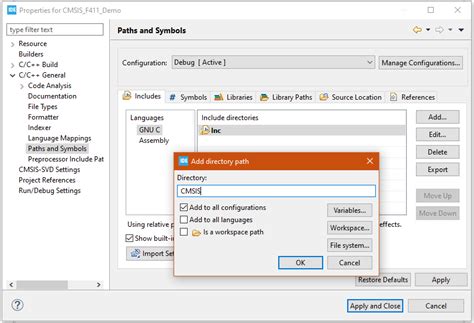 Střípky Postřehy Odkazy Stm32 Cubeide And Cmsis Bare Metal Project