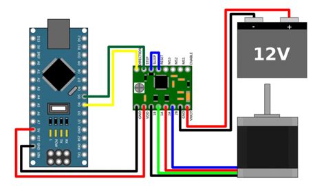 Arduino и шаговый двигатель Nema 17 подключение и схема работы