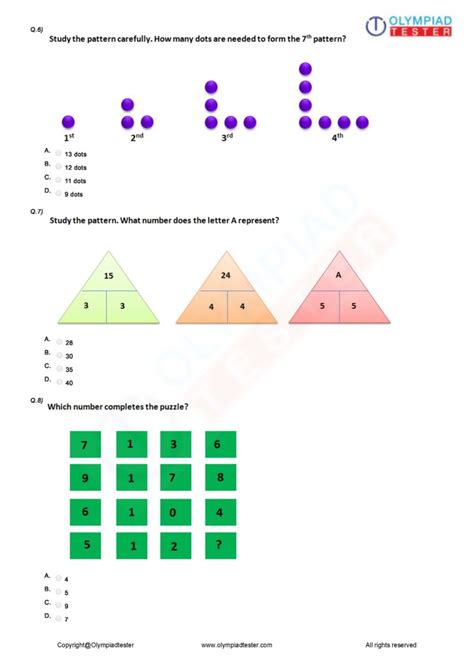 Logical Reasoning Math Skills Worksheets Pdf Grade 2
