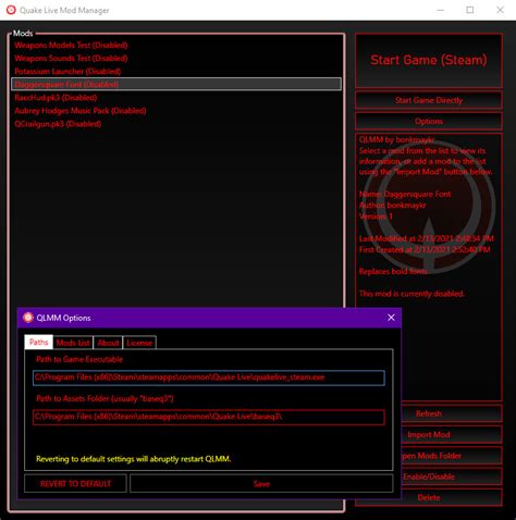 Image 5 Quake Live Mod Manager For Quake Live ModDB