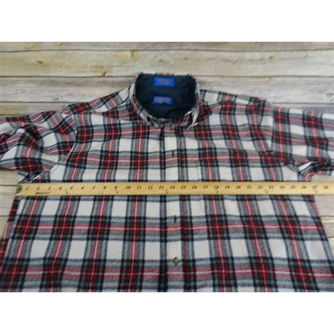 Pendleton Jacket Xl Camp Rn 29685 Red White Blue Etsy