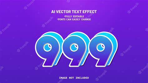 Premium Vector 3d Editable Vector Text Effect Eps Design Template