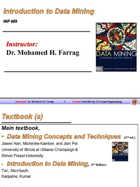 Dm Ch3 Data Preprocessing Pdf