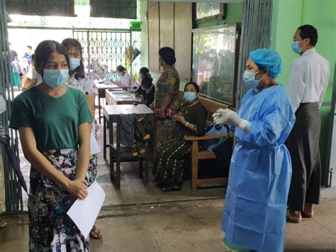 လှည်းကူး၌ အသက် ၁၂ နှစ်နှင့်အထက် ကျောင်းသား၊ ကျောင်းသူများကို ပထမ အကြိမ် ကိုဗစ် ၁၉ ရောဂါ ကာကွယ