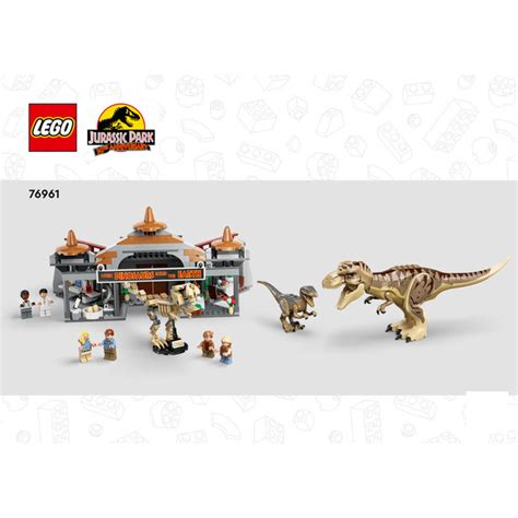 Lego Visitor Centre T Rex And Raptor Attack Set 76961 Instructions