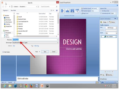 How To Make Animation Using Microsoft Powerpoint Windows 8 Pgt436e