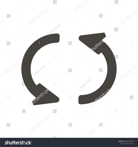 Loading Refresh Vector Icon Simple Element Stock Vector Royalty Free