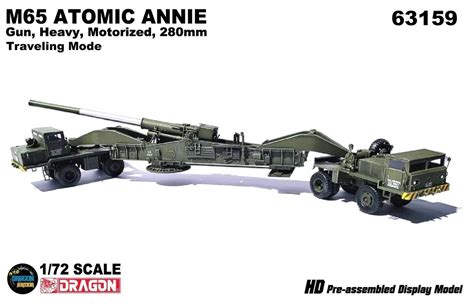 M65 Atomic Annie Gun Heavy Motorized 280mm Travelling Mode Die