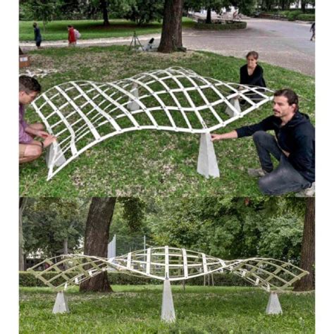 Geodesic Grid Structures Parametric House