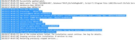 Biztalk 2013 R2 Cu 5 Installation Stack Overflow
