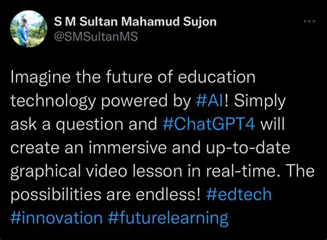 S M Sultan Mahamud Sujon On Linkedin Technology Ai Chatgpt