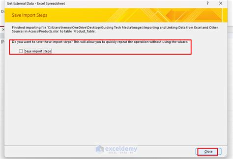 Importing And Linking Data From Excel And Other Sources In Access Exceldemy