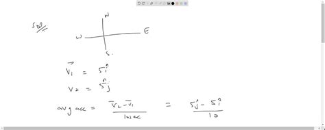 a particle is moving eastward with a velocity of 5 m s in 10 seconds