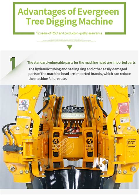 Factory Supply Garden Tree Moving Machine Transplanter For Excavator