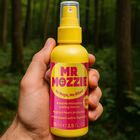 Mr Mozzie Insect Repellent Spray 75ml â€ Deet Free Natural Vegan