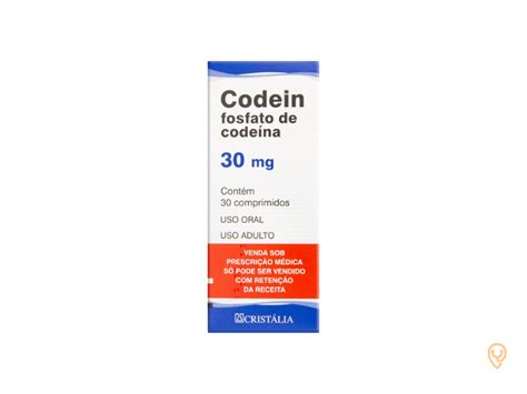 Bula Do Codein 30mg 30 Comprimidos Cliniguia