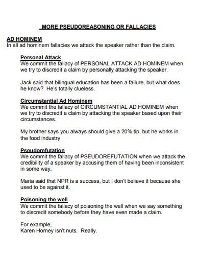 Ad Hominem Attacks Quotes
