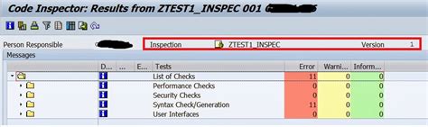 Code Inspector Sapcodes