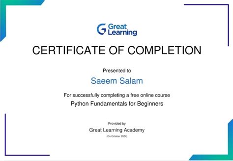Saeem Salam On Linkedin Python Programming Learning Greatlearning