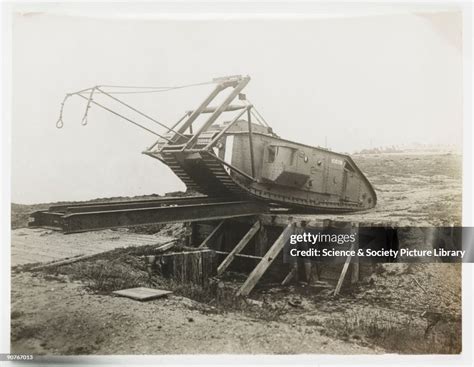 Snapshot Photograph Of A British Mark I Tank Bridging A Trench Taken News Photo Getty Images