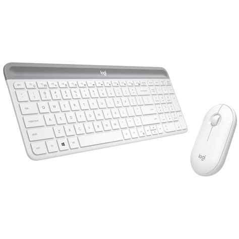Logitech MK470 Slim Wireless Keyboard And Mouse Combo White JB Hi Fi