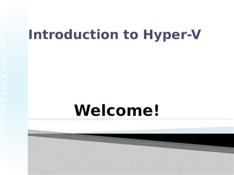 PPTX Introduction To Hyper V DOKUMEN TIPS