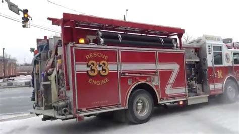 2002 Mcfrs Rescue Engine 703 Responding To 29box Alarm Youtube