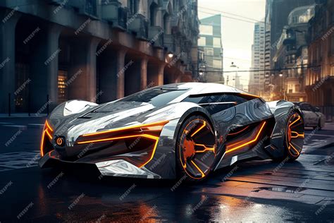 Premium Photo Future Futuristic Sci Fi Concept Car Design Glass Speed
