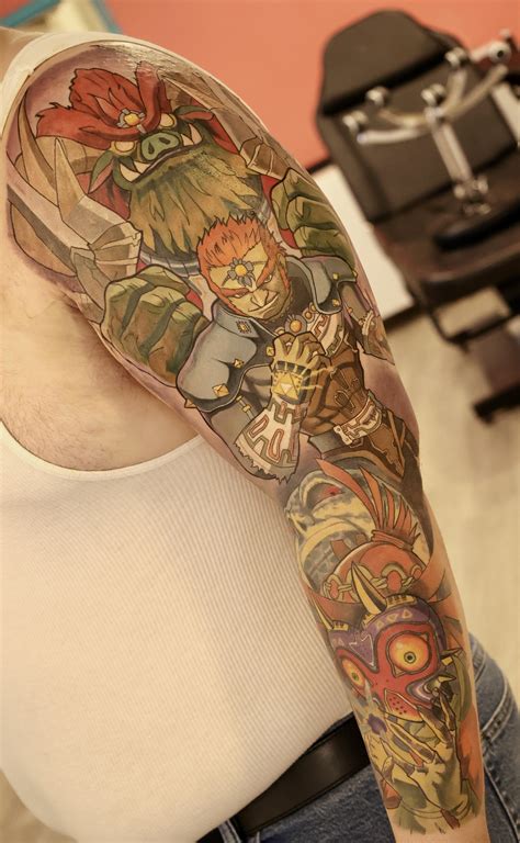 Legend Of Zelda Villains Sleeve Featuring Ganon Ganondorf And The