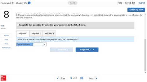 Solved Homework 4 Chapter 5 0 Help Save And Exlt Submit