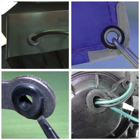 180x Rubber Grommet Car Hole Sleeve Plug Electrical Wire Protector Gasket Seal