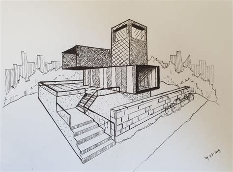 Architecture Design Drawing Sketch