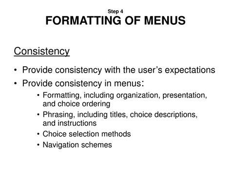 Ppt Step 4 Develop System Menus And Navigation Schemes Powerpoint Presentation Id6745757