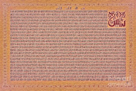 surah yaseen digital art by syed muhammad munir ul haq pixels