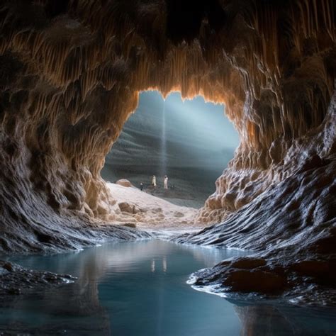 Premium Ai Image Speleothems Cave
