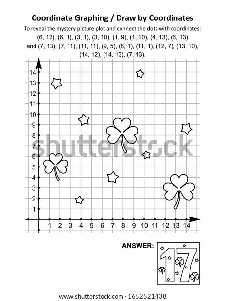 Coordinate Graphing Draw By Coordinates Math เวกเตอร์สต็อก ปลอดค่าลิขสิทธิ์ 1652521438