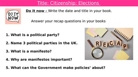 Election Explained Fptp V Pr Teaching Resources