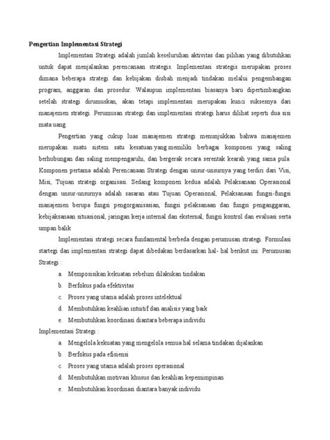 Implementasi Strategi Fungsional Pdf